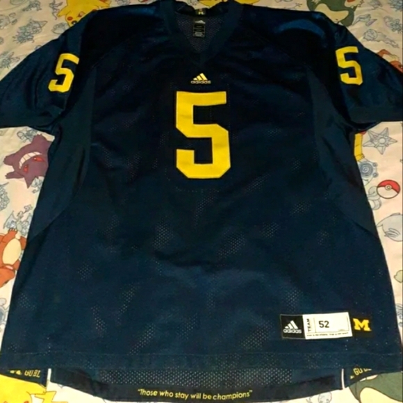 adidas | Shirts | New 25 Julius Peppers Authentic Michigan Wolverines ...